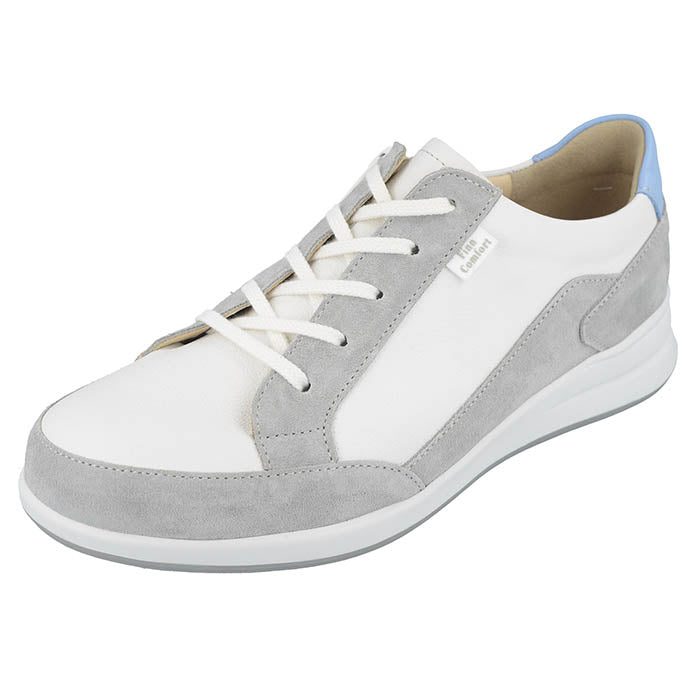 Womens Finn Comfort Prato in Min/White/Blue – Lucky Shoes