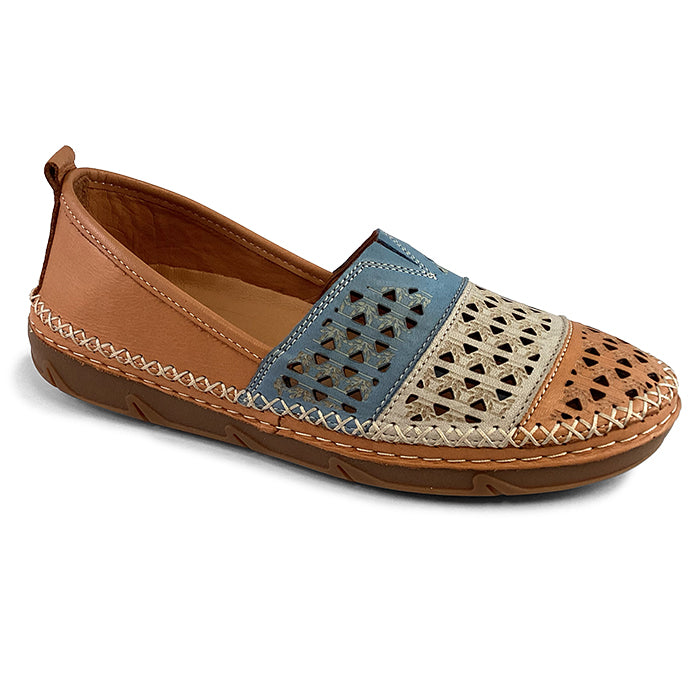 Womens Mago Tegan in Tan Multi – Lucky Shoes