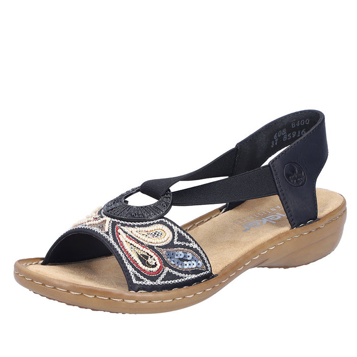 Womens Rieker Regina B4 in Black – Lucky Shoes