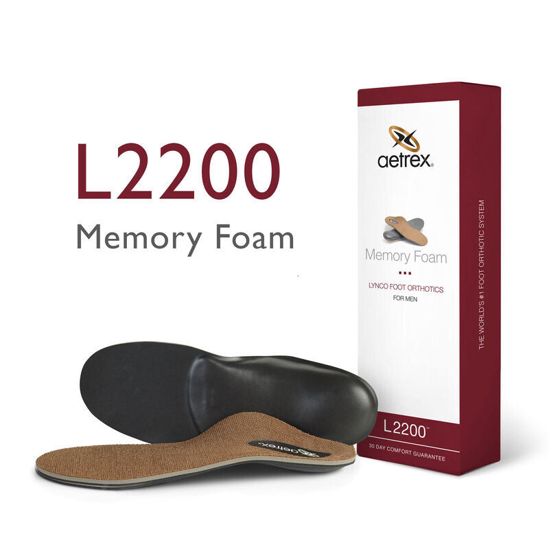 Aetrex Insoles - Men's Memory Foam Orthotics – Lucky Shoes